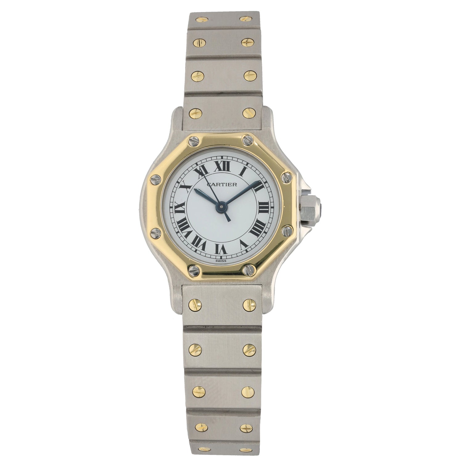 Cartier Santos 23mm Bi-Colour Watch | H&T