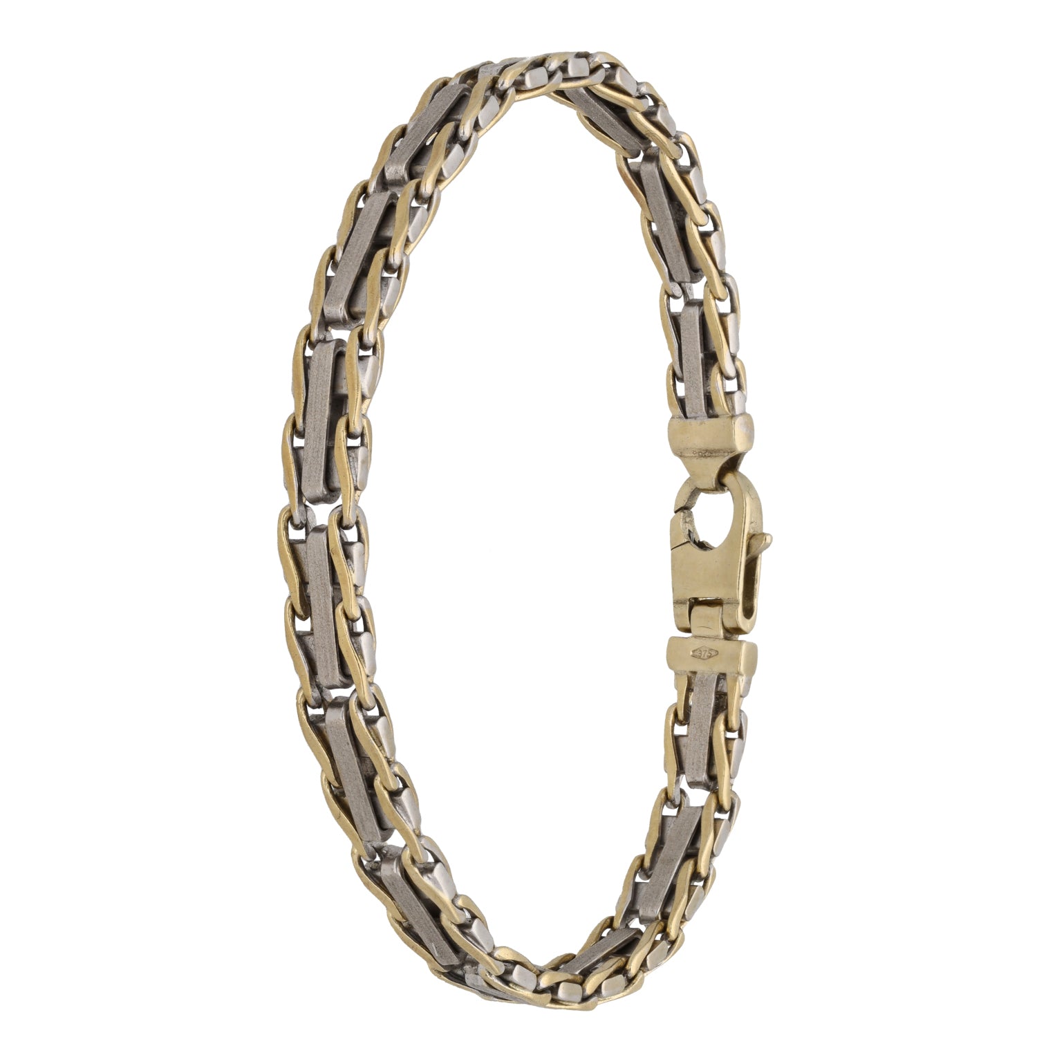 9ct Bi-Colour Gold Alternative Bracelet | H&T