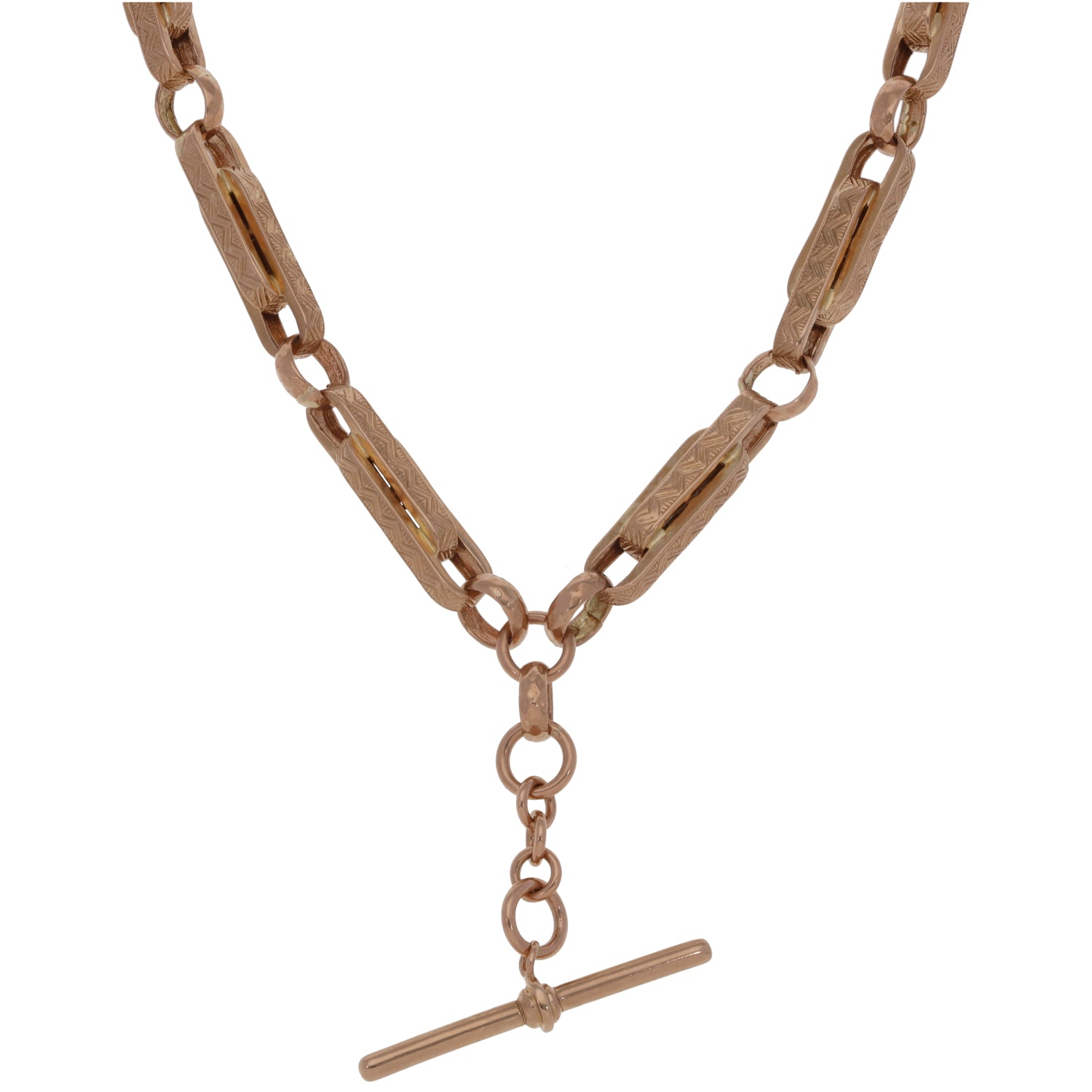 9ct Gold Fob/Watch Chain 20" | H&T