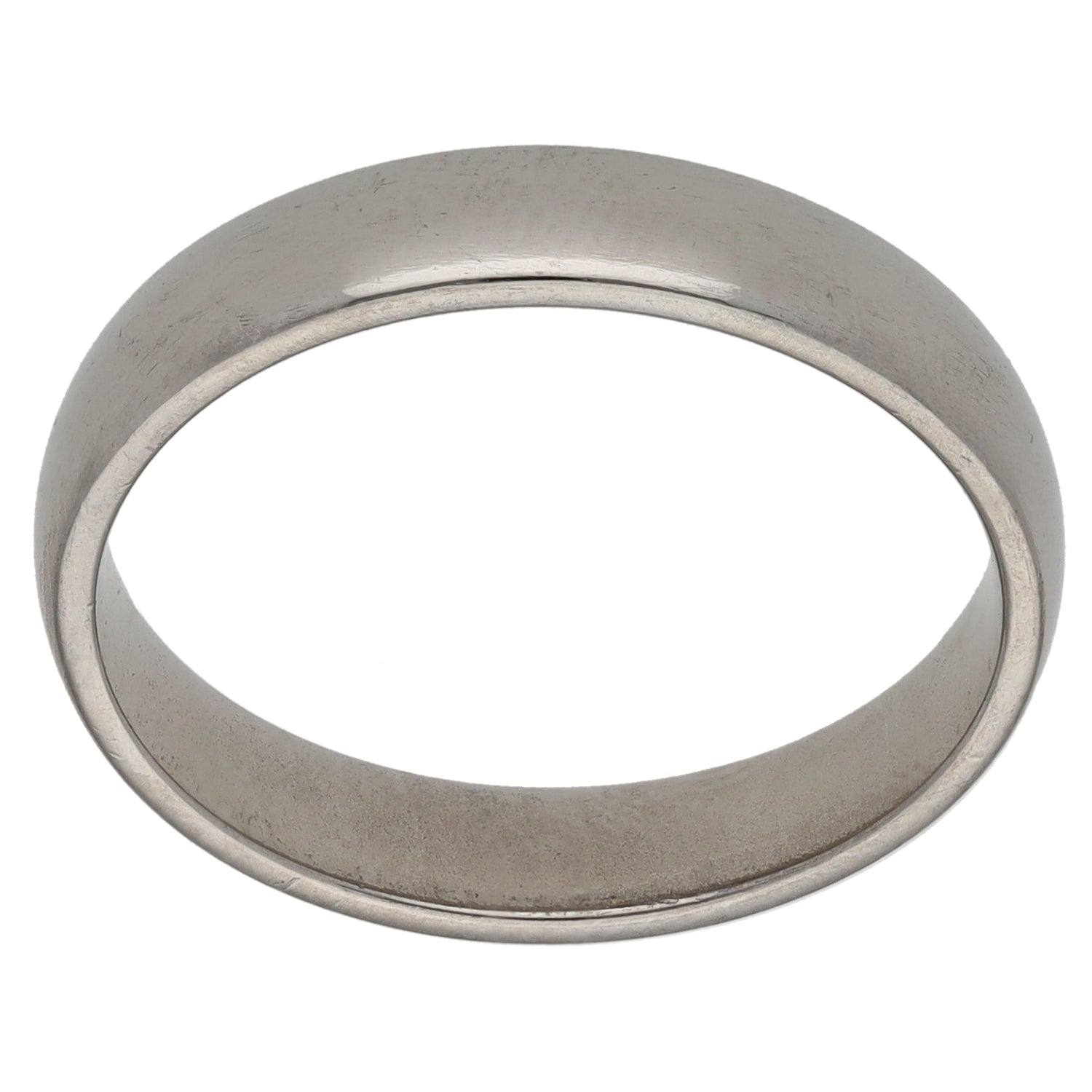 Platinum Plain Wedding Ring Size R | H&T