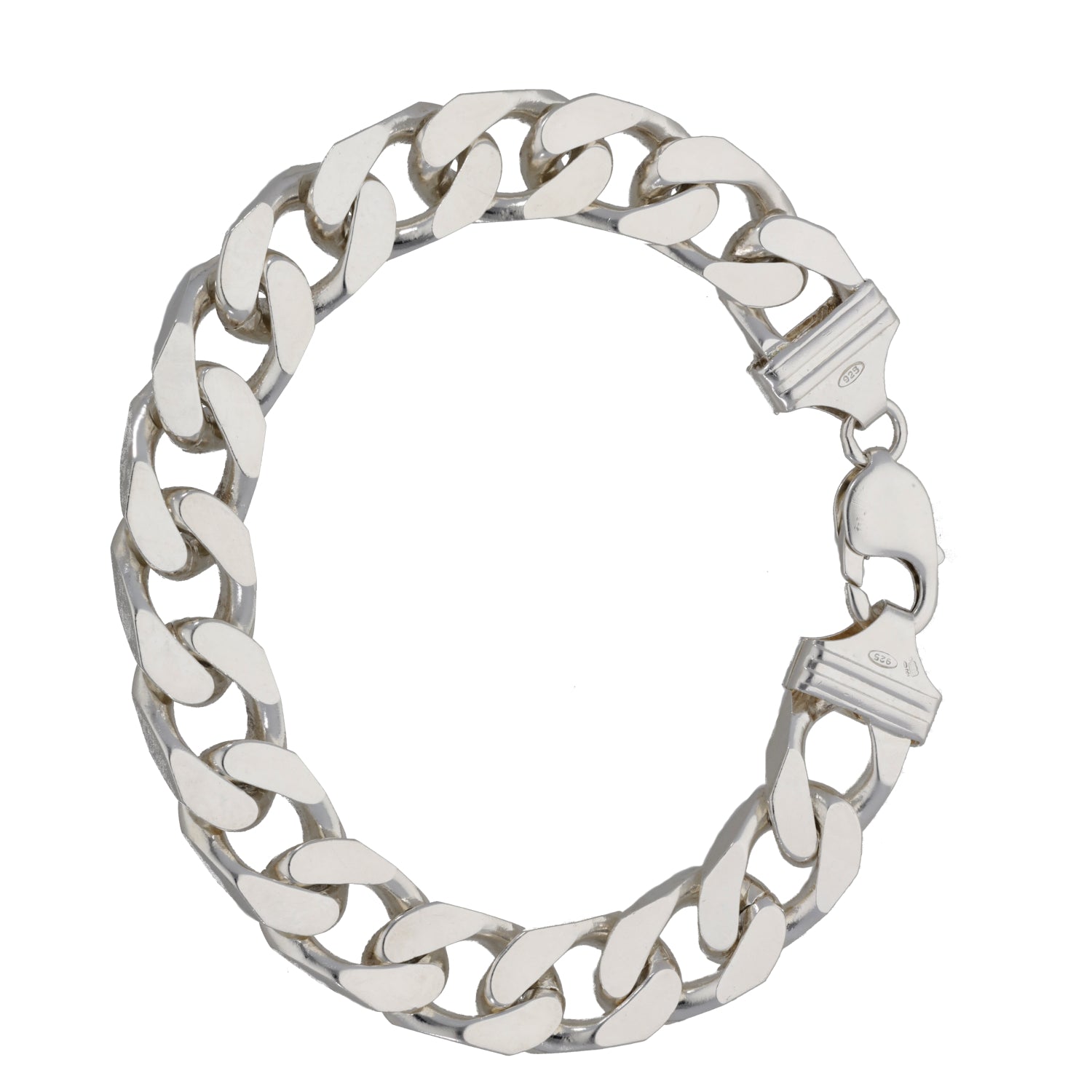 Sterling Silver Curb Bracelet | H&T