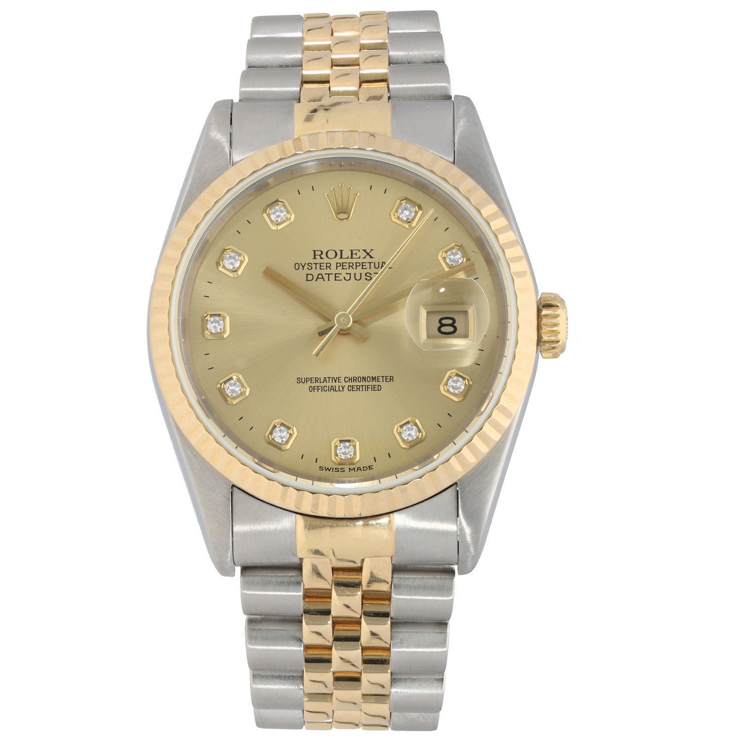Rolex Datejust 16233 36mm Bi-Colour Watch | H&T