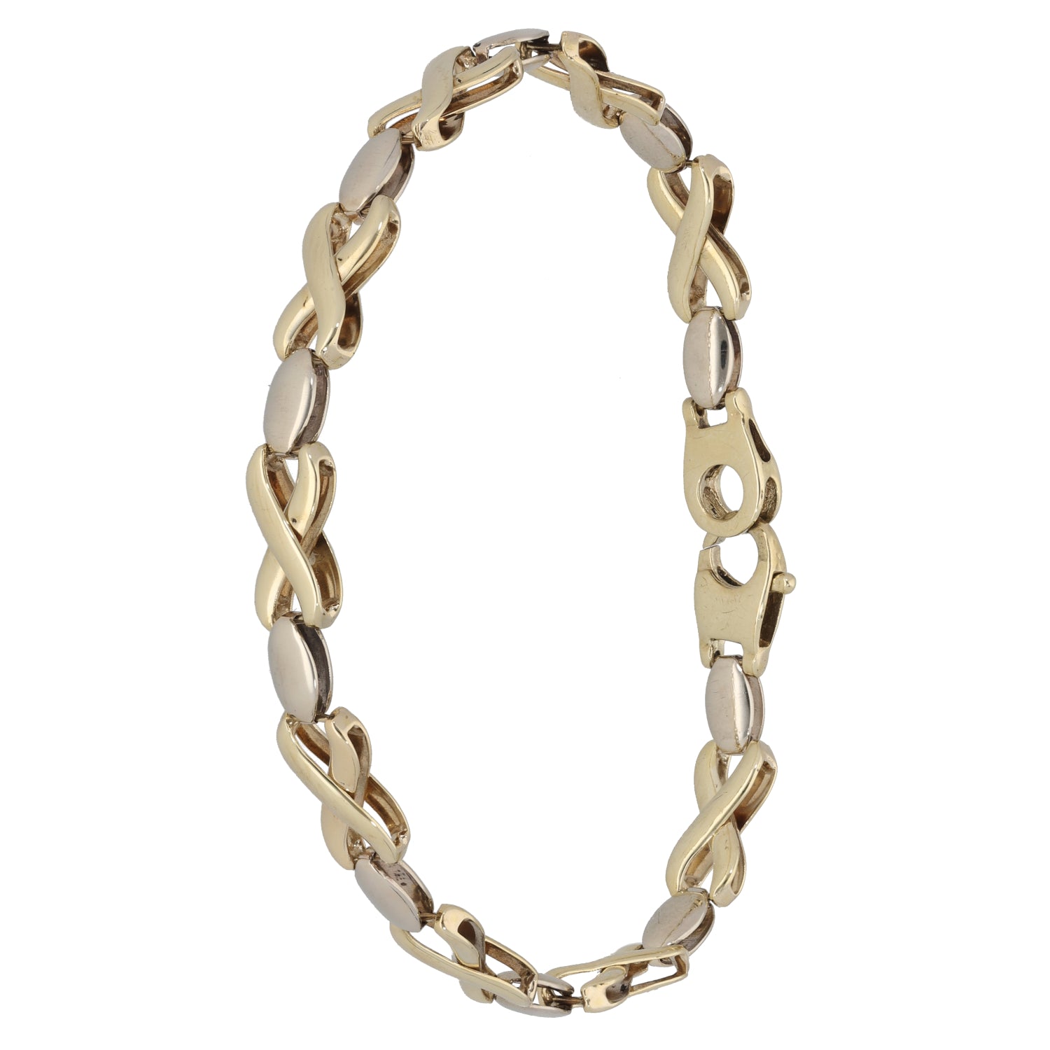 9ct Bicolour Gold Alternative Bracelet – H&T