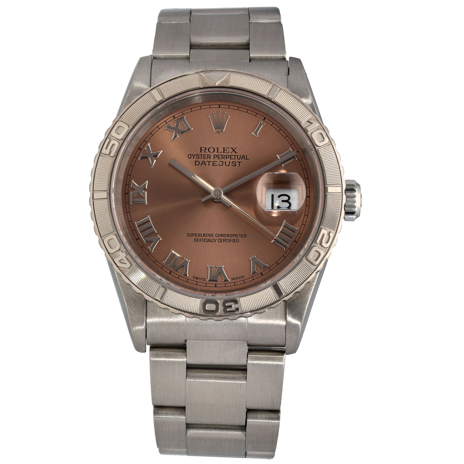 Rolex Turn O Graph 16264 36mm Stainless Steel Watch | H&T