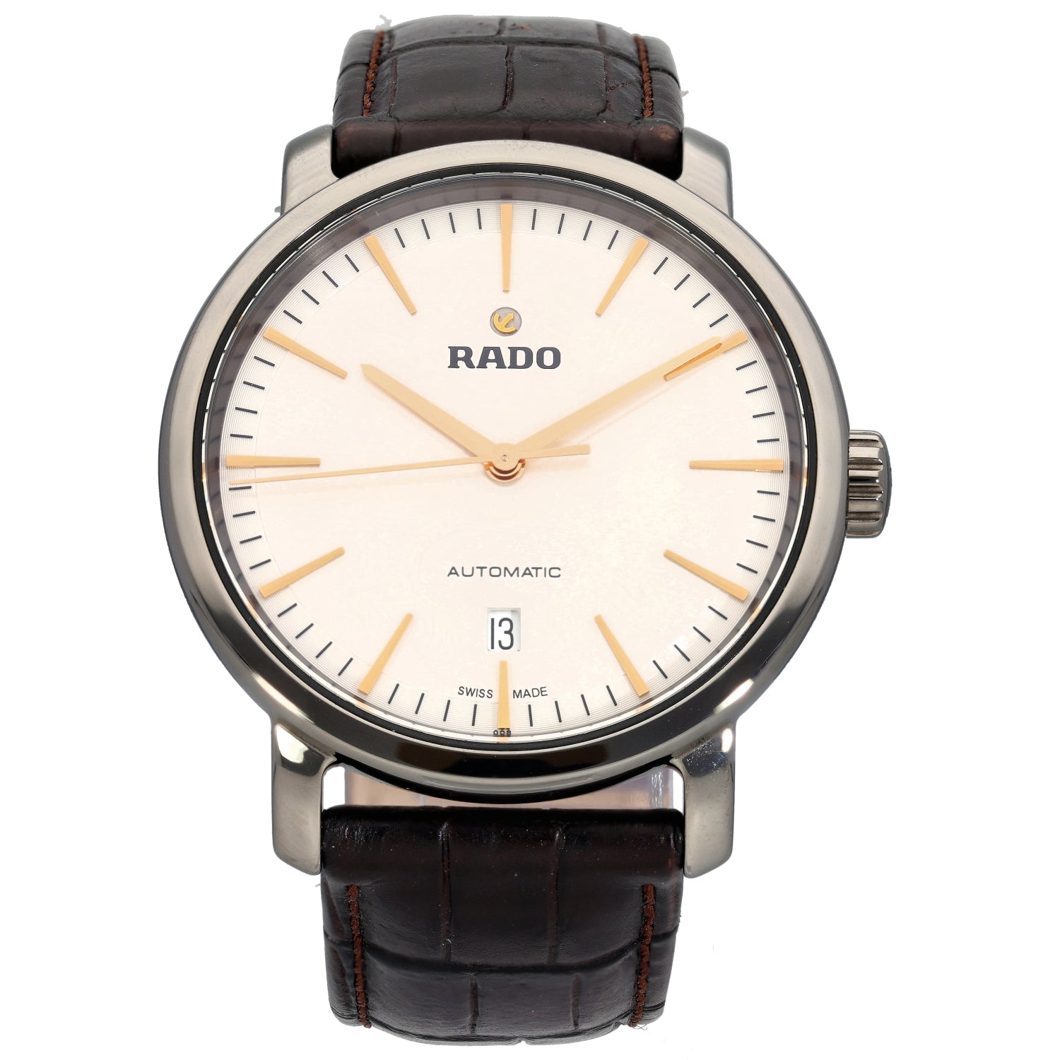 Rado Diamaster 629.0074.3 40mm Ceramic Watch | H&T