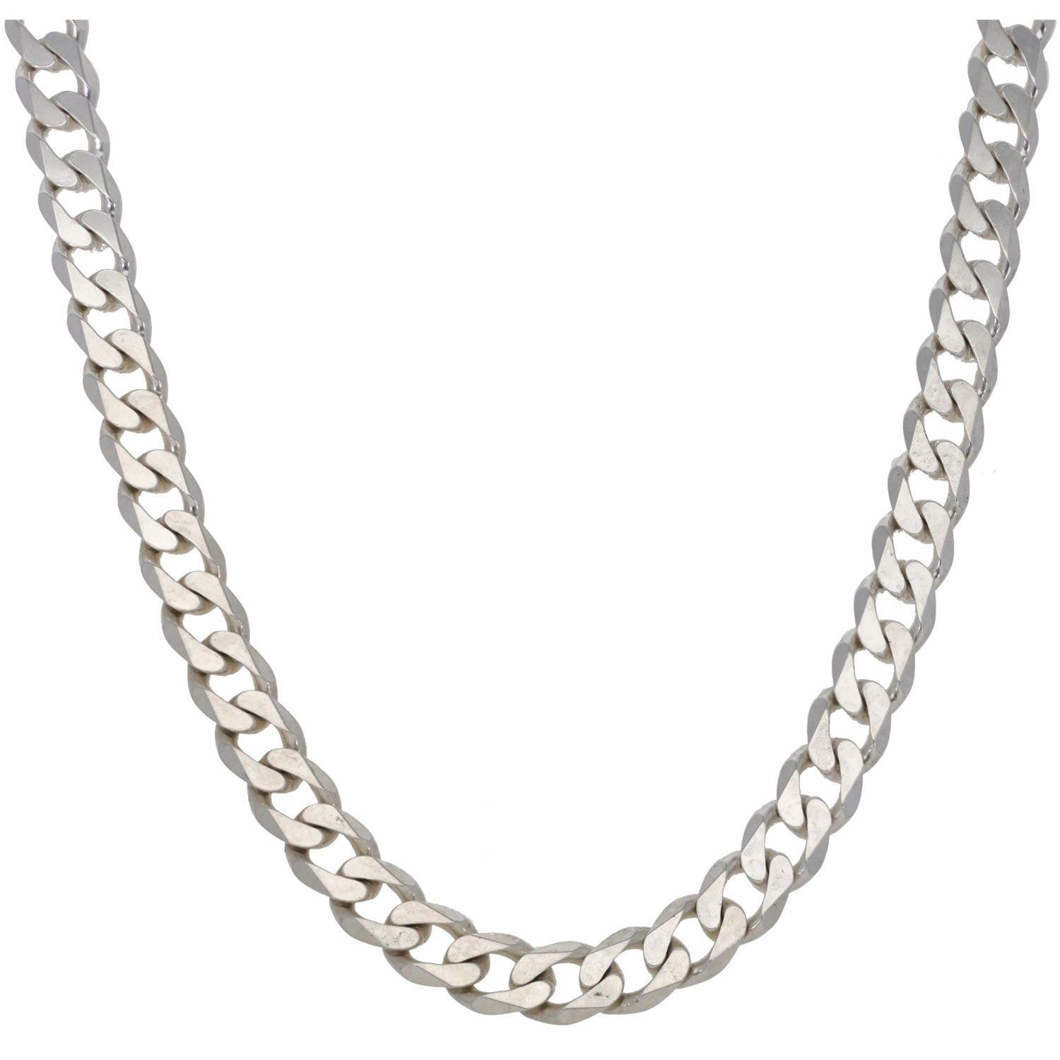 Sterling Silver Curb Chain 24" | H&T