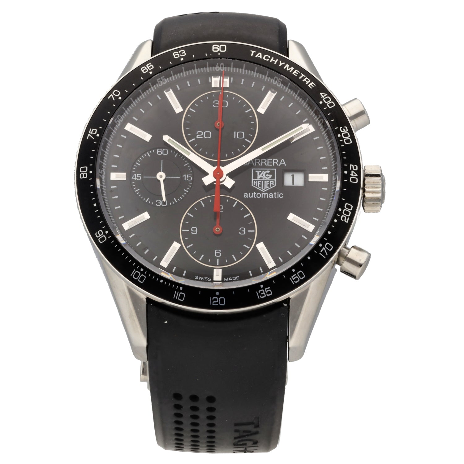 Tag Heuer Carrera CV2014-0 41mm Stainless Steel Watch | H&T