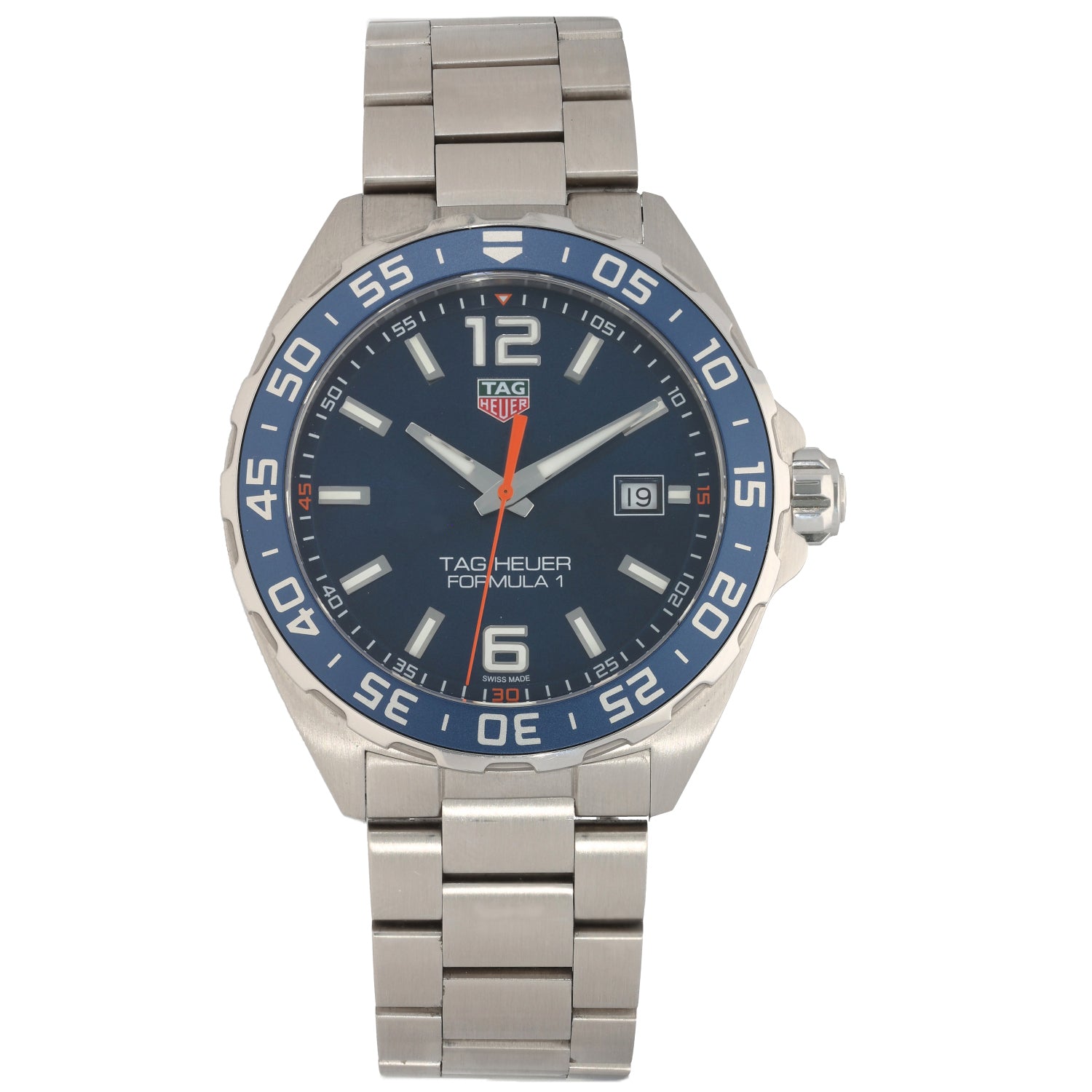 Tag Heuer Formula 1 WAZ1010 43mm Stainless Steel Watch | H&T