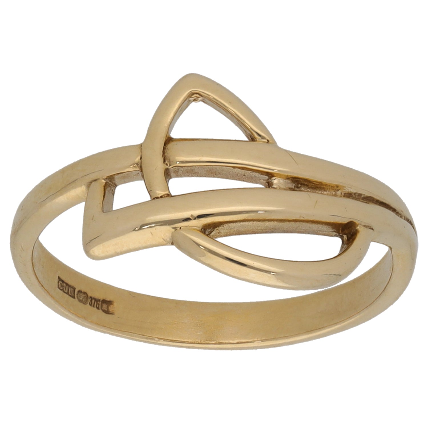 9ct Gold Alternative Ring Size M | H&T