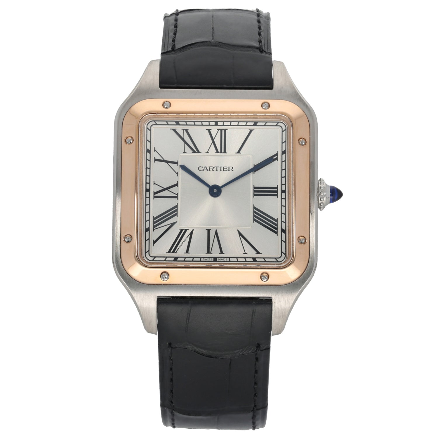 Cartier Santos Dumont XL W2SA0017 33mm Bi-Colour Watch | H&T
