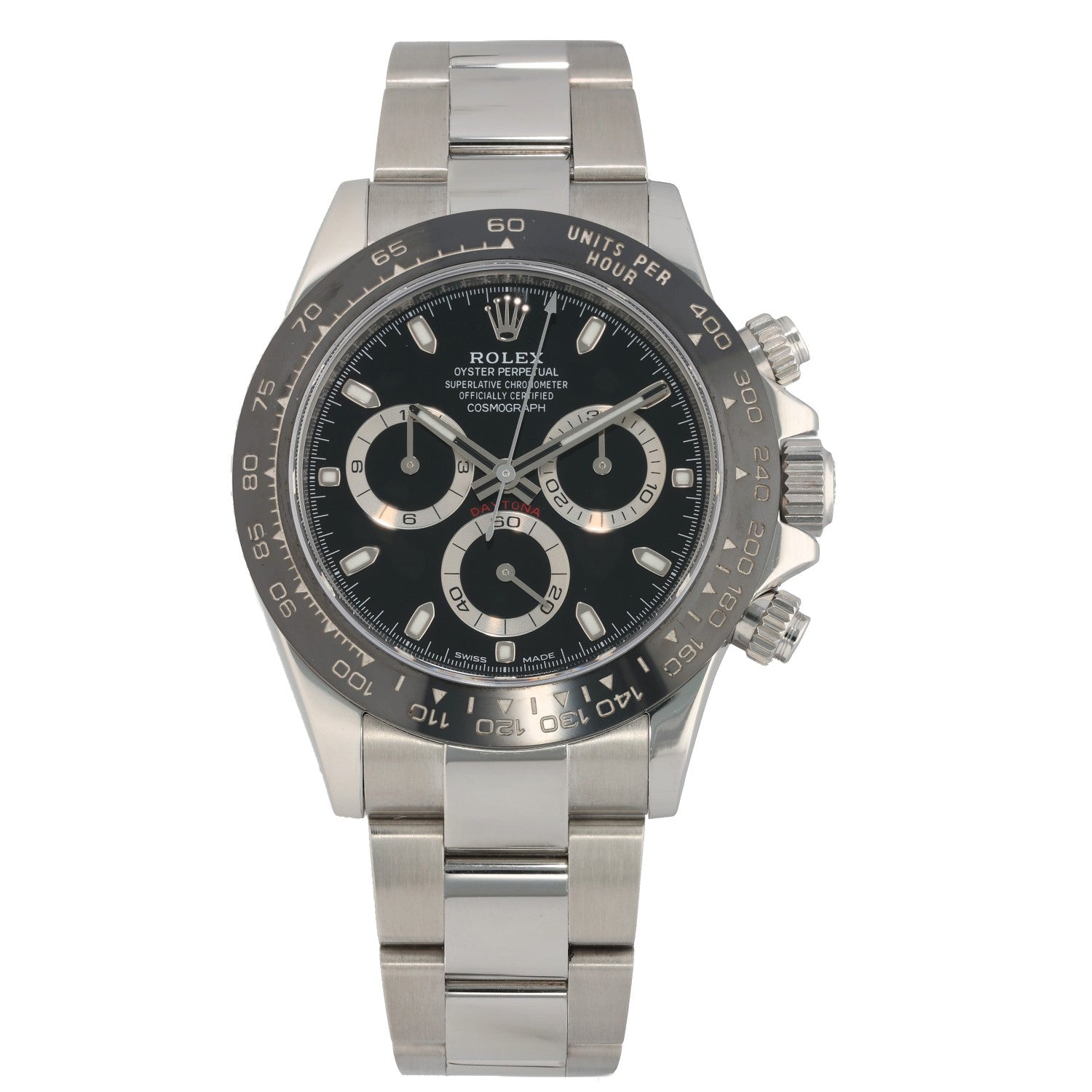 Rolex Daytona 116500LN Pre Owned Watch - 40mm Stainless Steel | H&T