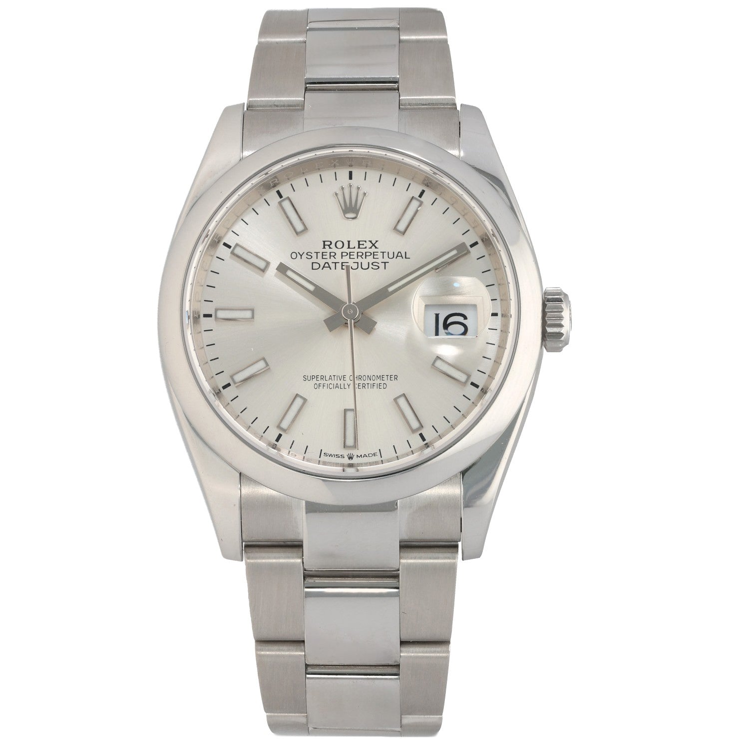 Rolex Datejust 126200 36mm Stainless Steel Watch | H&T