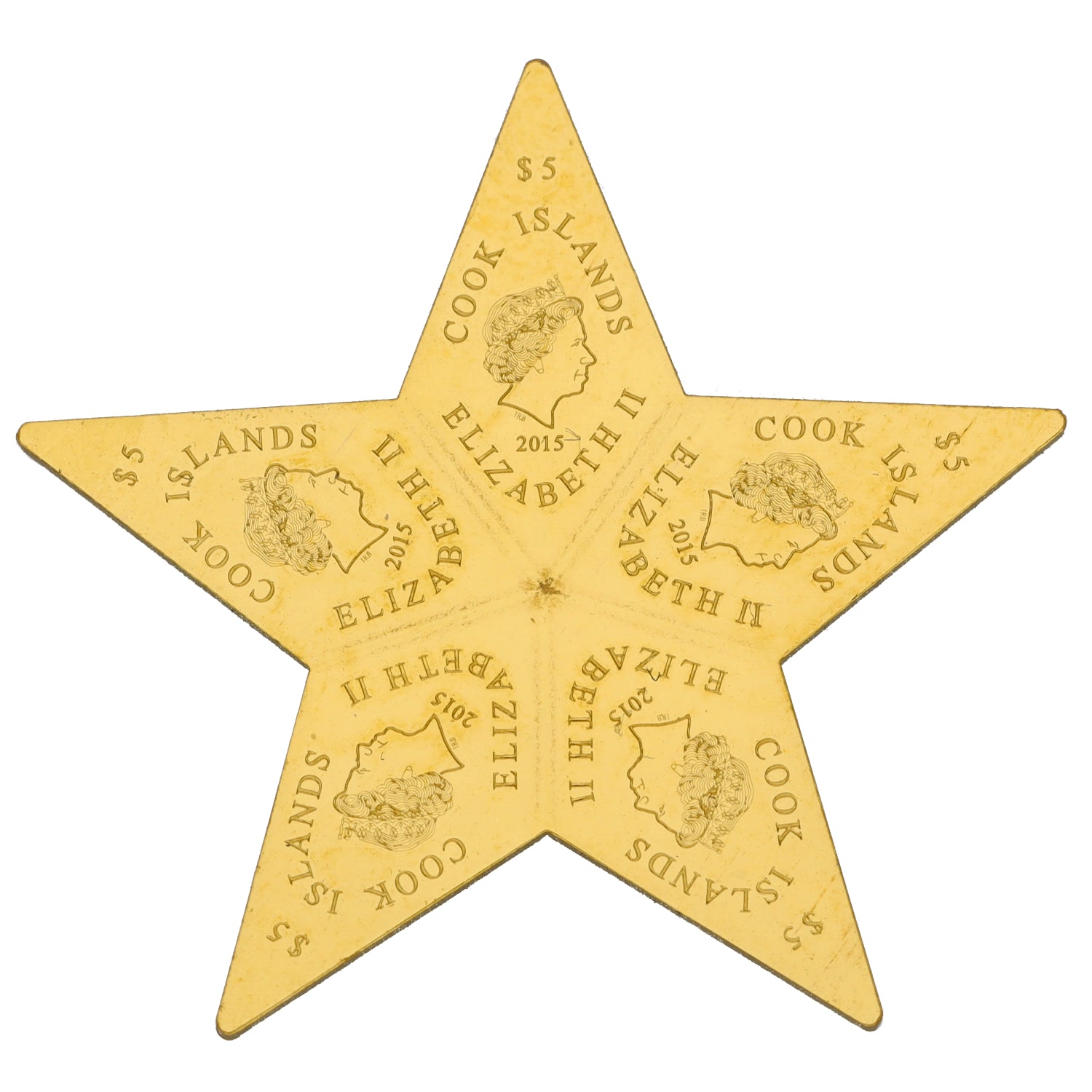 24ct 5g Gold Star Bar | H&T