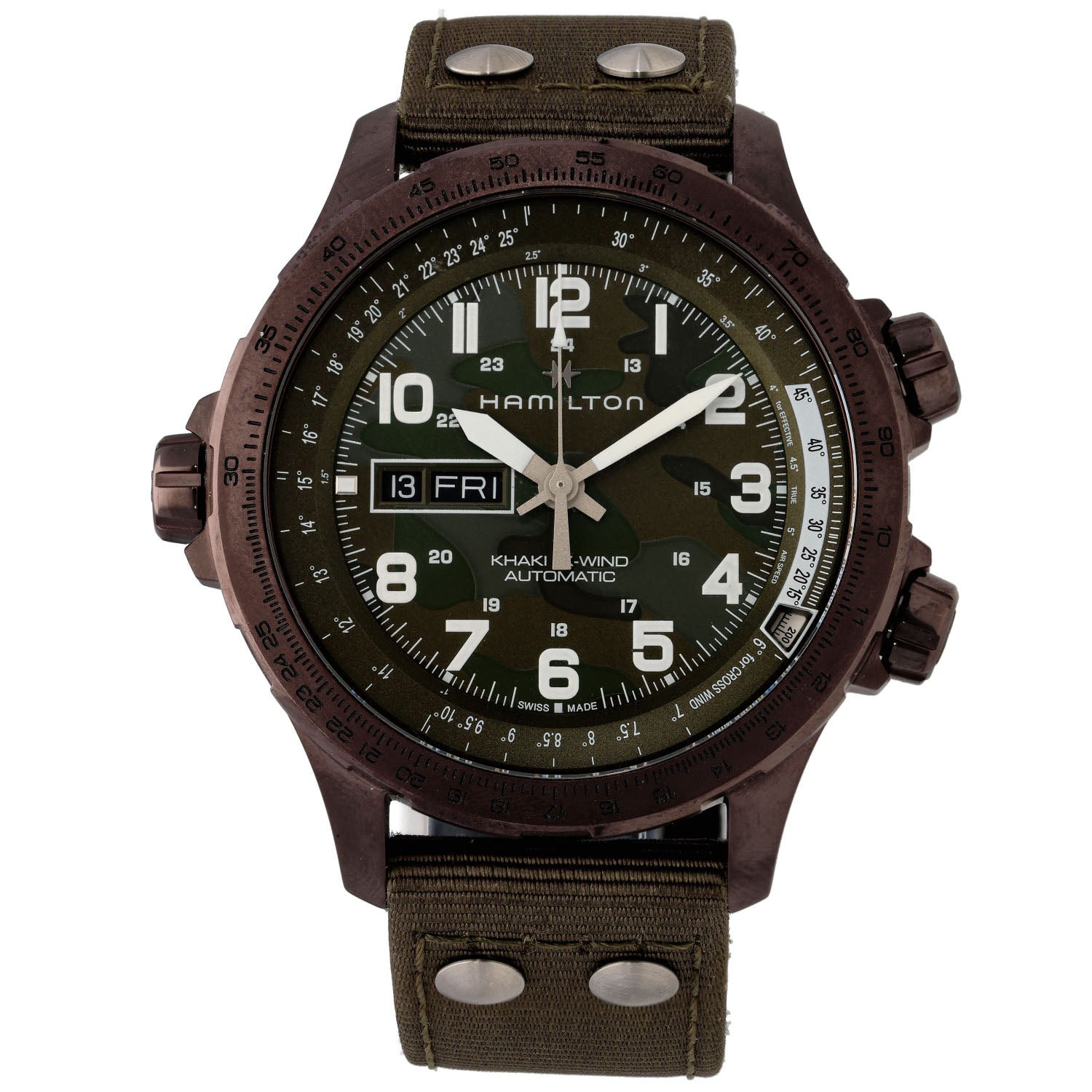 Hamilton Khaki Aviation X-Wind H777750 45mm PVD Stainless Steel Watch | H&T