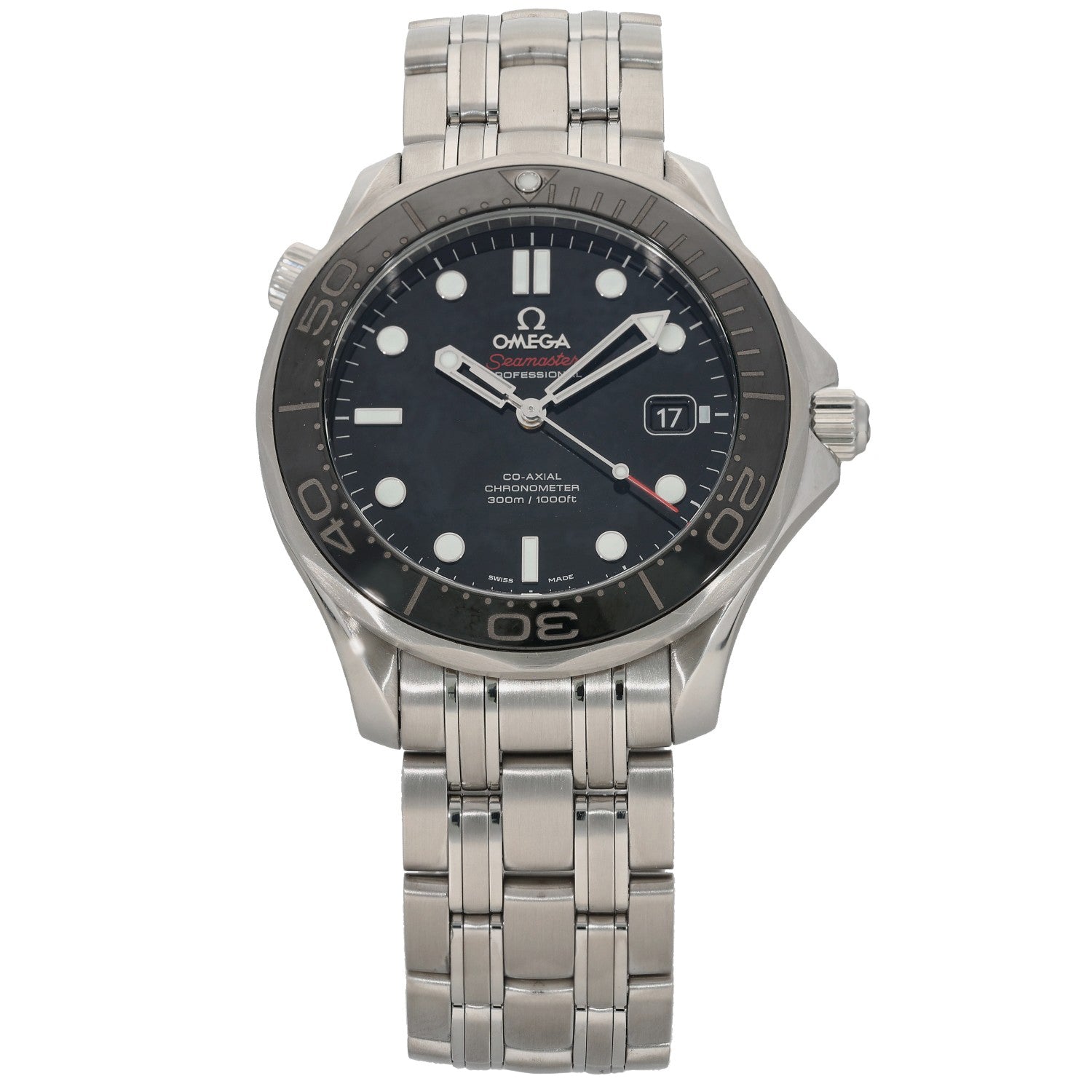 Omega Seamaster 212.30.41.20.01.003 41mm Stainless Steel Watch | H&T