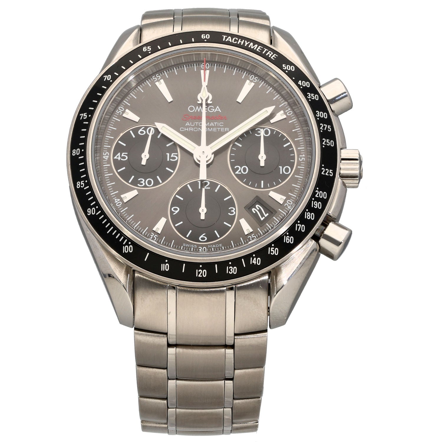 Omega Speedmaster 39mm Stainless Steel Watch | H&T