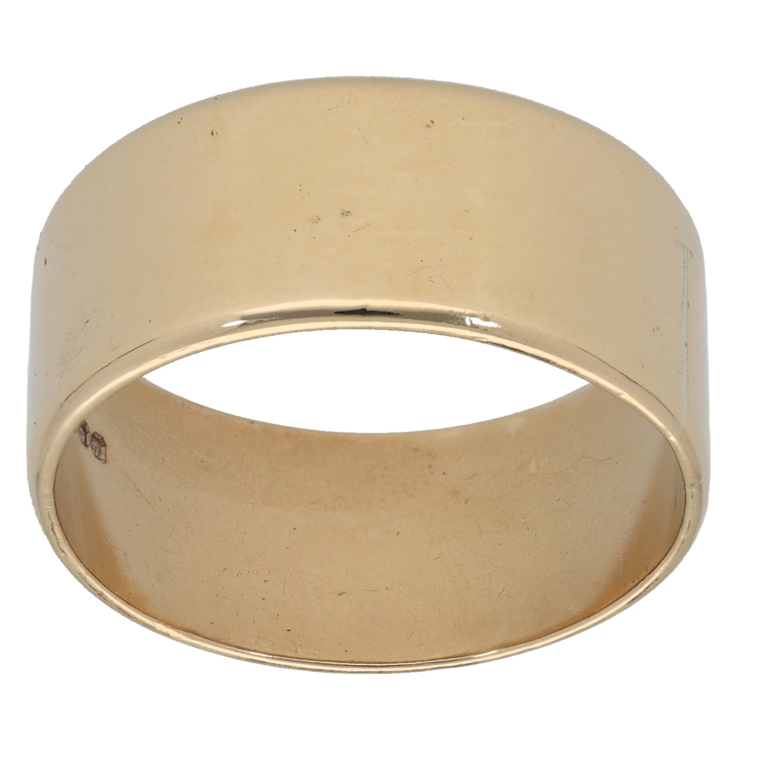 9ct Gold Plain Wedding Ring Size V | H&T