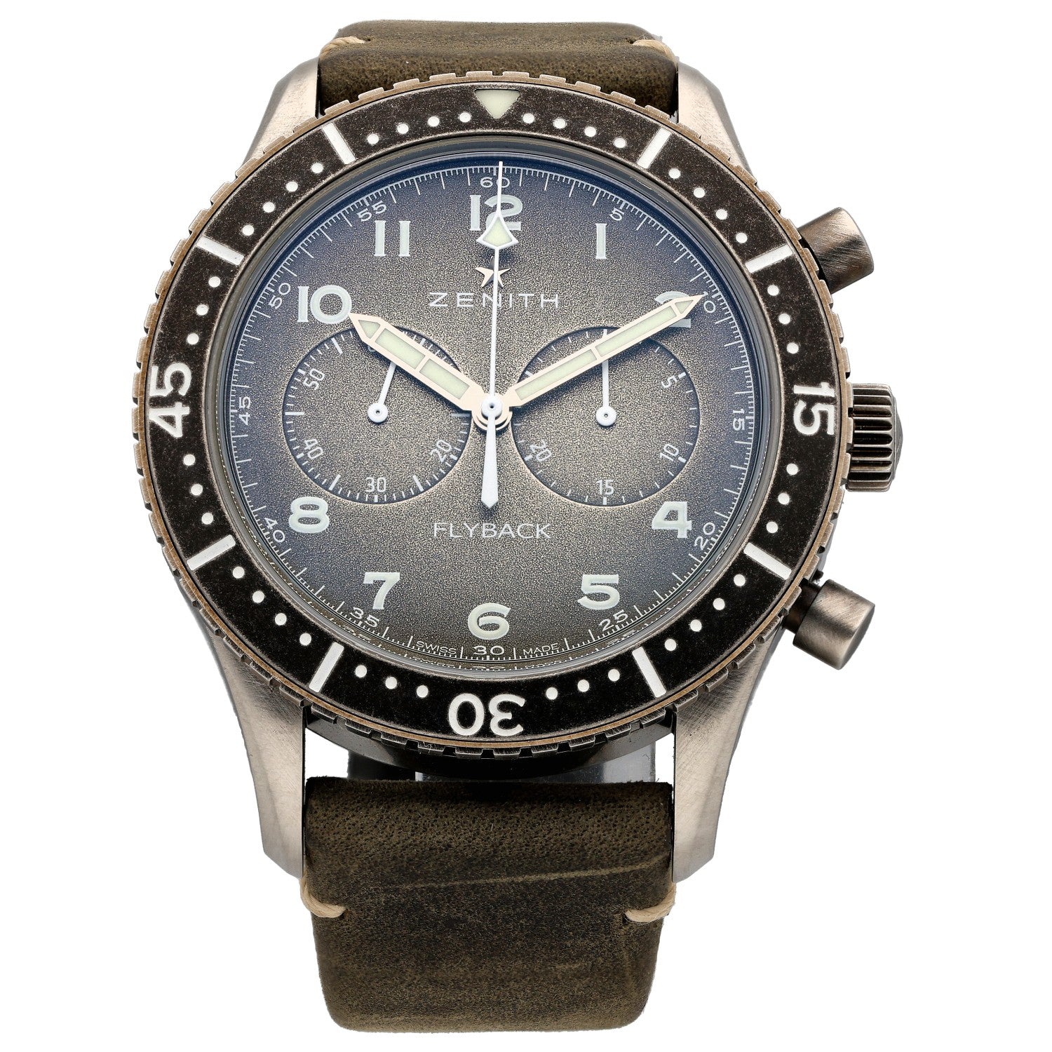 Zenith Pilot Cronometro Tipo CP-2 Flyback 11.2240.405/21.C773 Watch | H&T