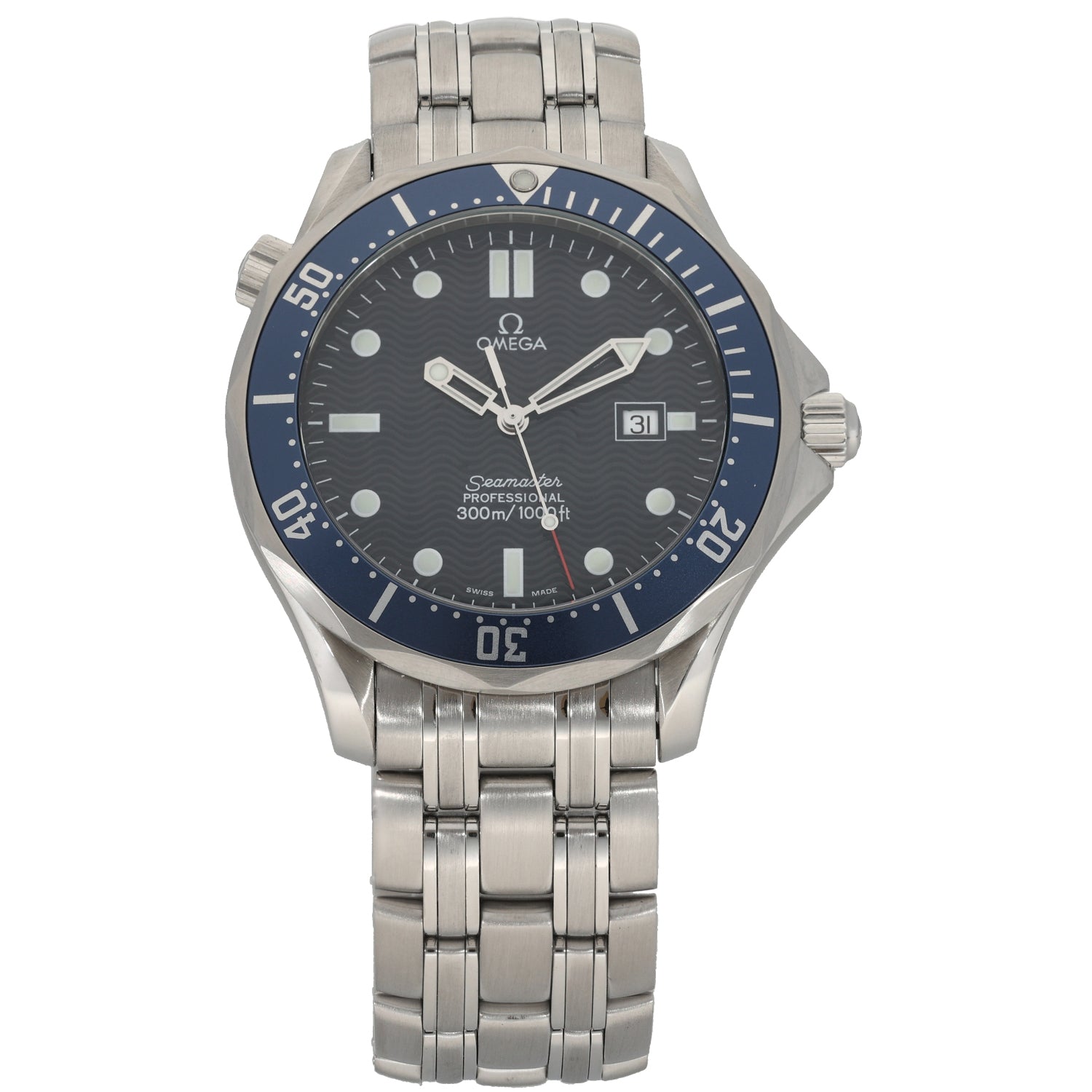Omega Seamaster 2541.80.00 41mm Stainless Steel Watch – H&T