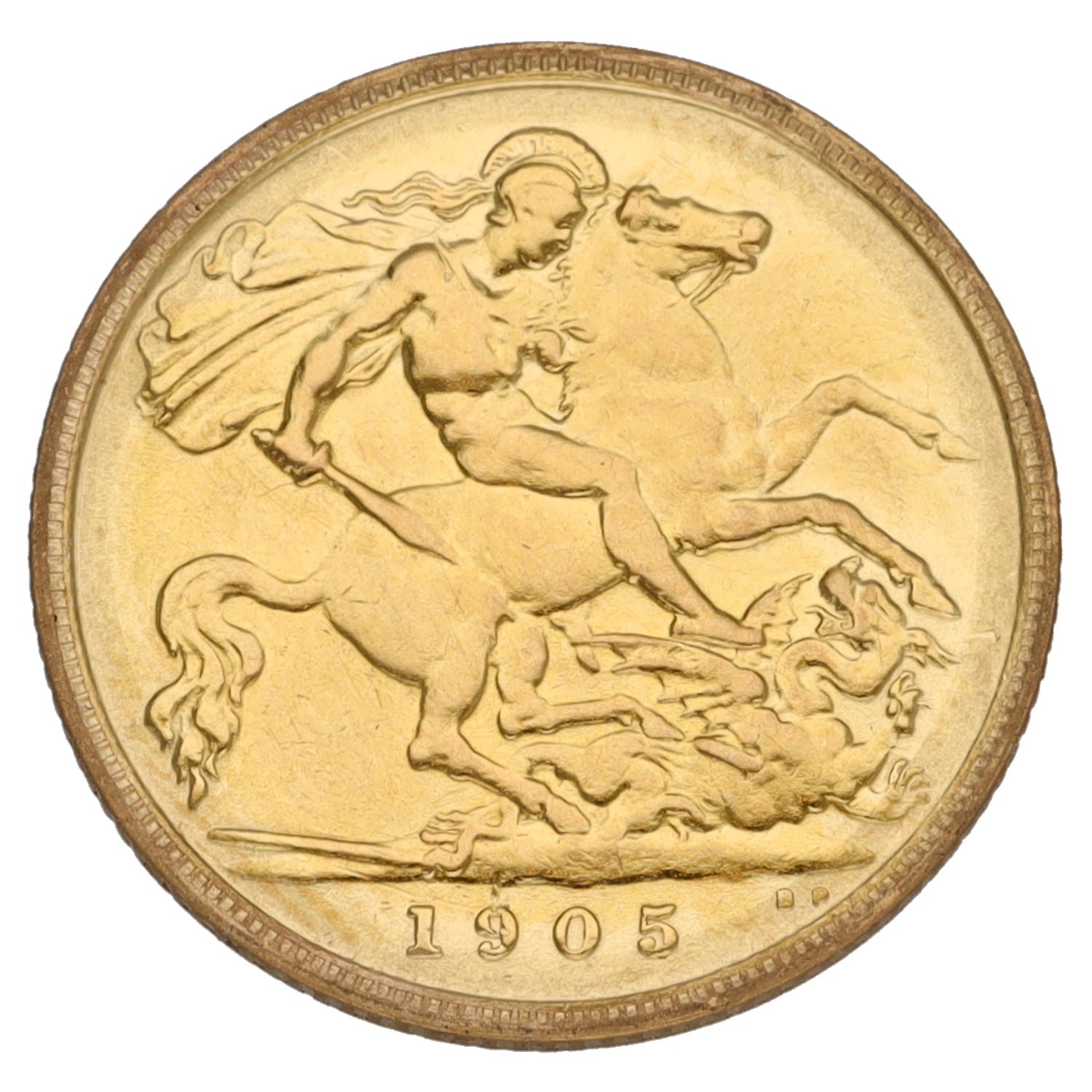 22ct Gold King Edward VII Half Sovereign Coin 1905 | H&T