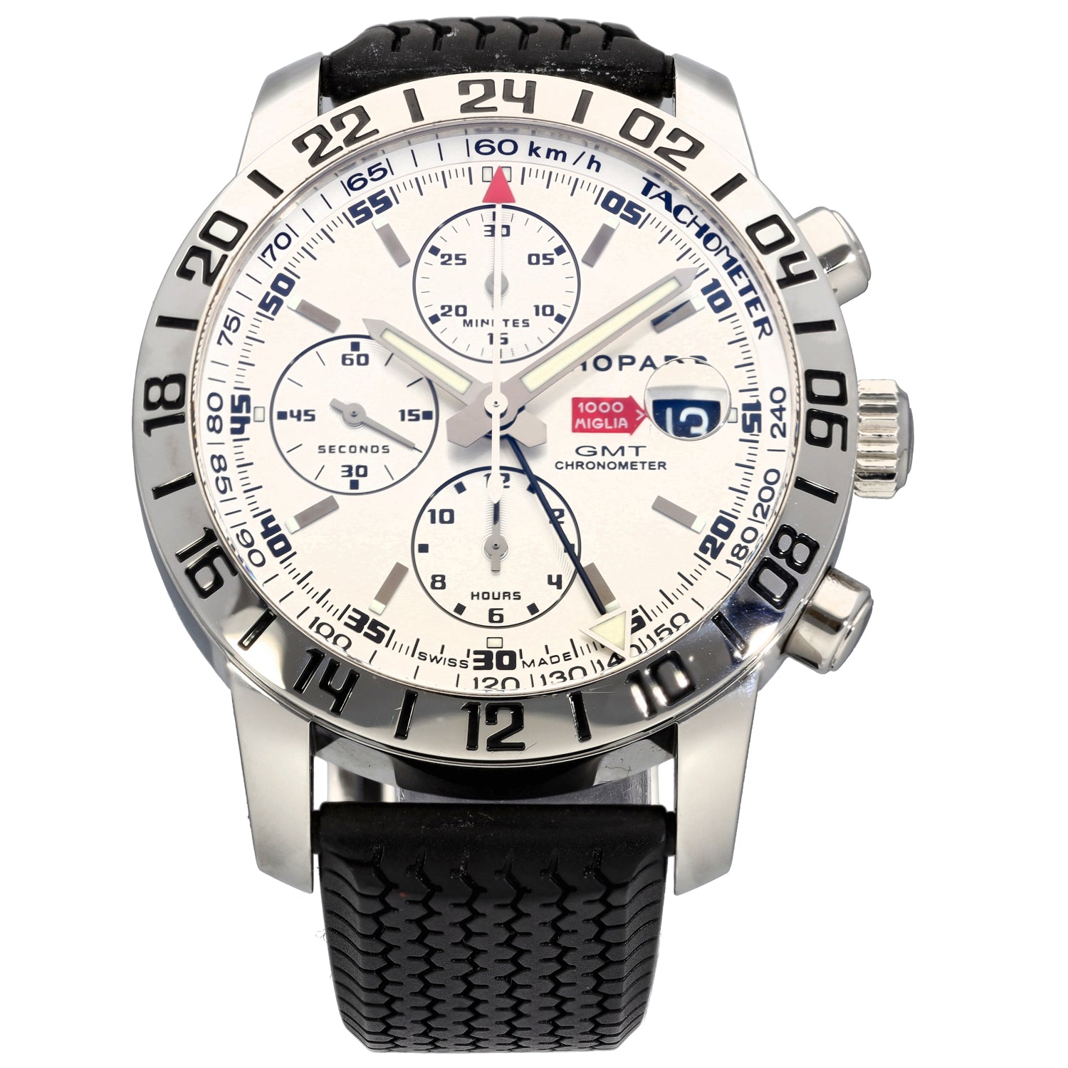 Chopard Mille Miglia GMT 8992 42mm Stainless Steel Watch | H&T