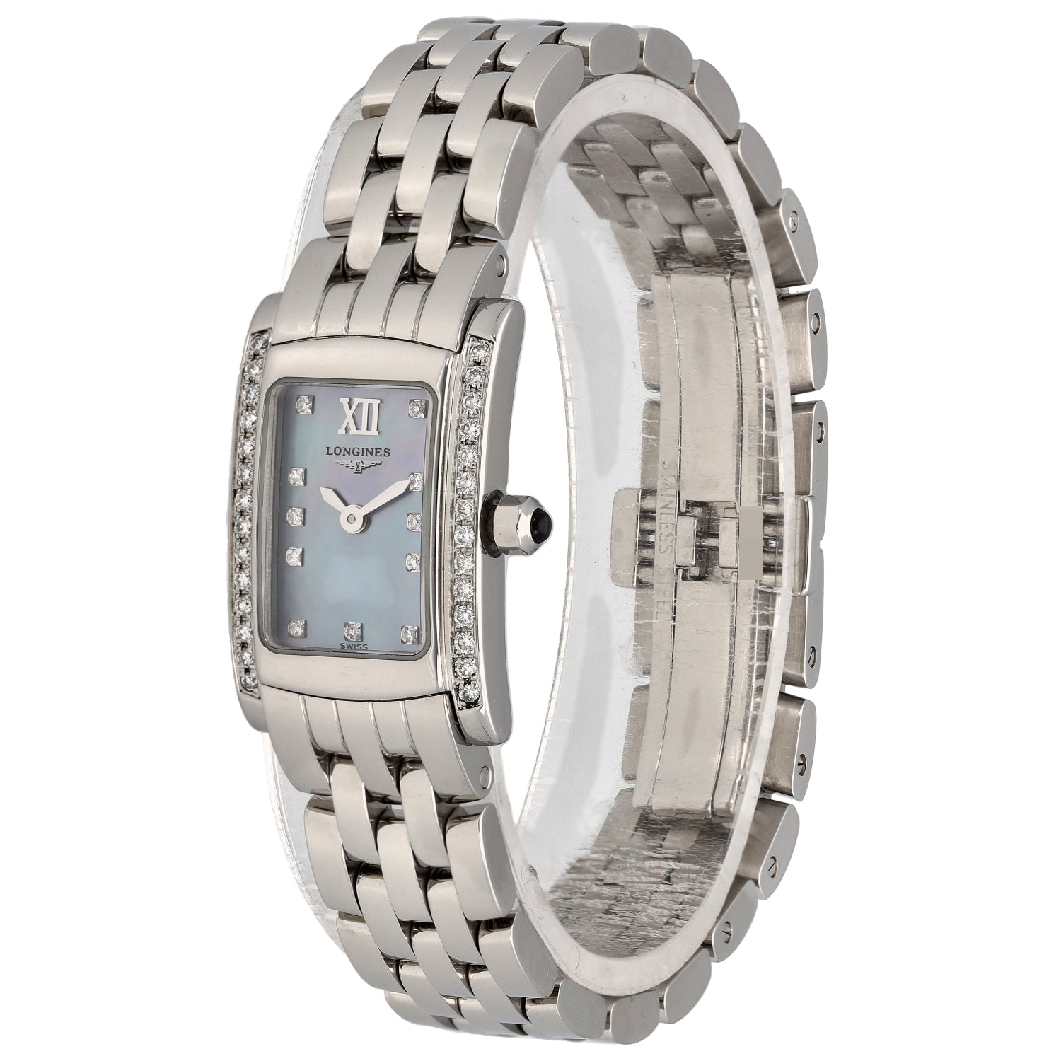 Longines DolceVita L5.158.0 16mm Stainless Steel Watch | H&T Longines DolceVita L5.158.0 16mm Stainless Steel Watch | H&T