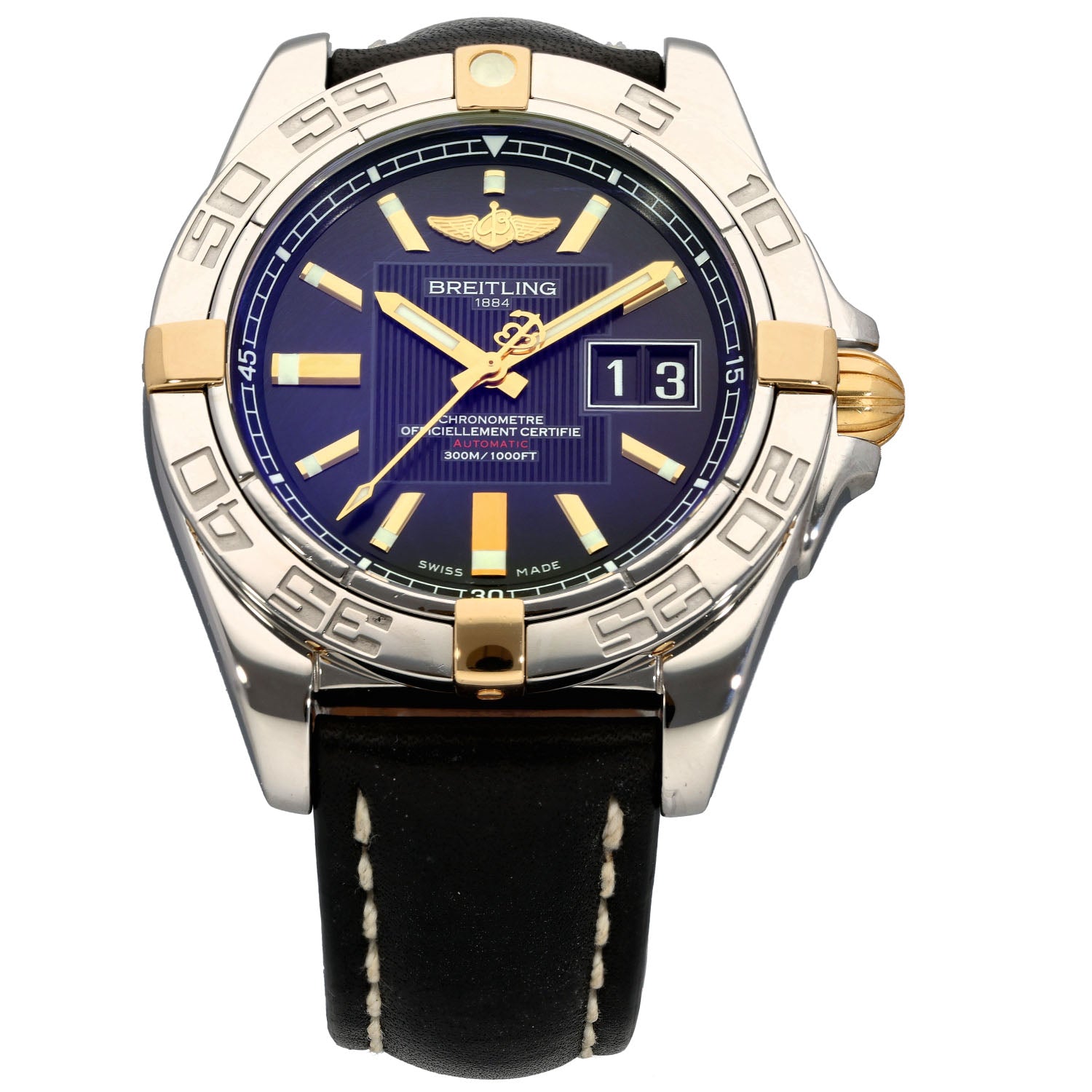 Breitling Cockpit B49350 41mm Bi-Colour Watch | H&T