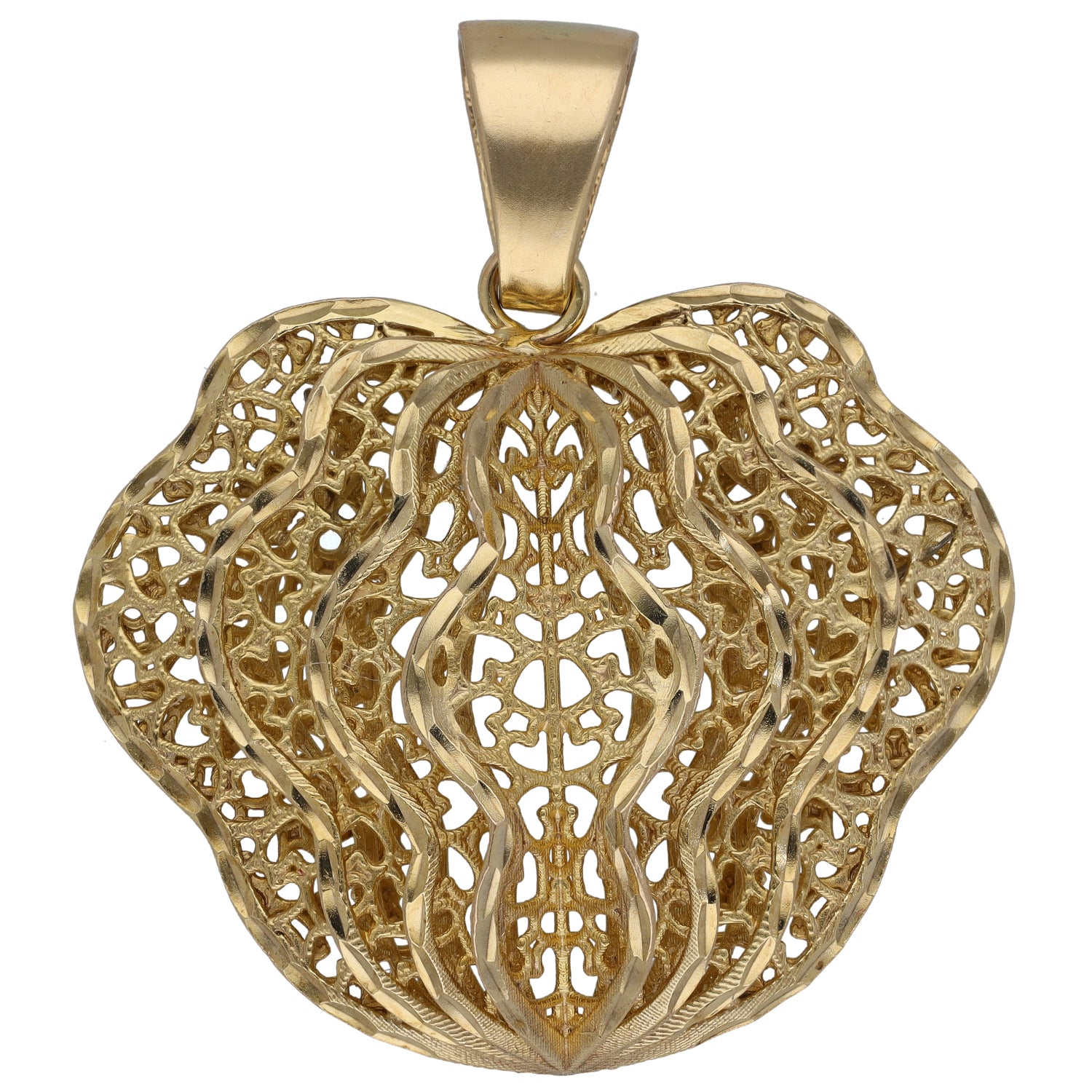 9ct Gold Alternative Pendant | H&T