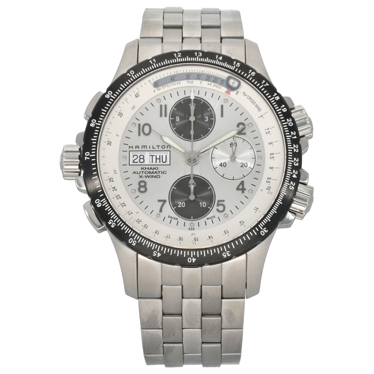 Hamilton Khaki X-Wind H776260 44mm Stainless Steel Watch | H&T