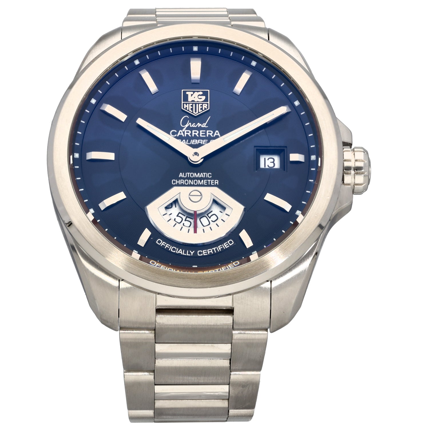 Tag Heuer Grand Carrera WAV511A 41mm Stainless Steel Watch | H&T