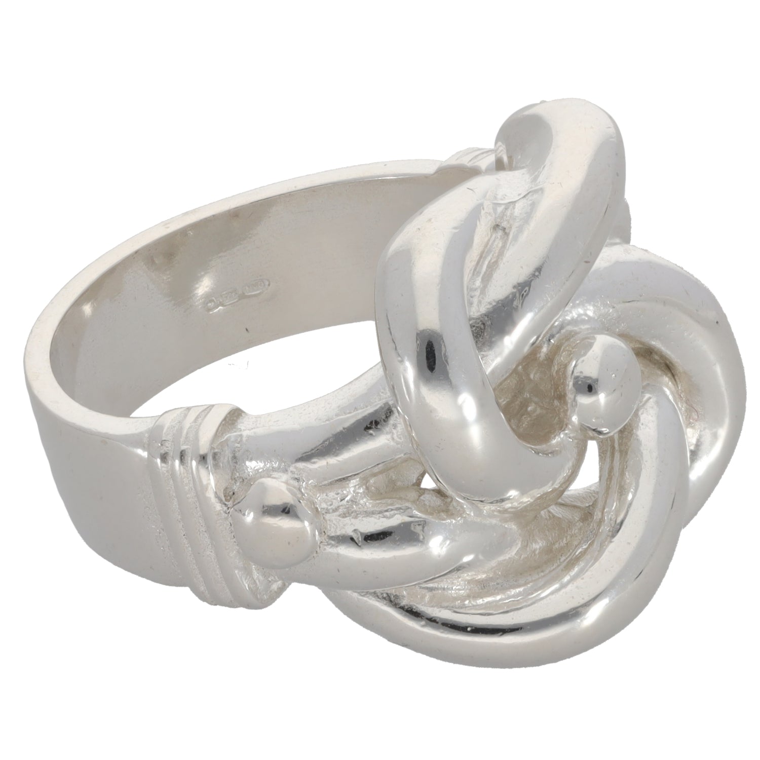 New Sterling Silver Knot Ring – H&T