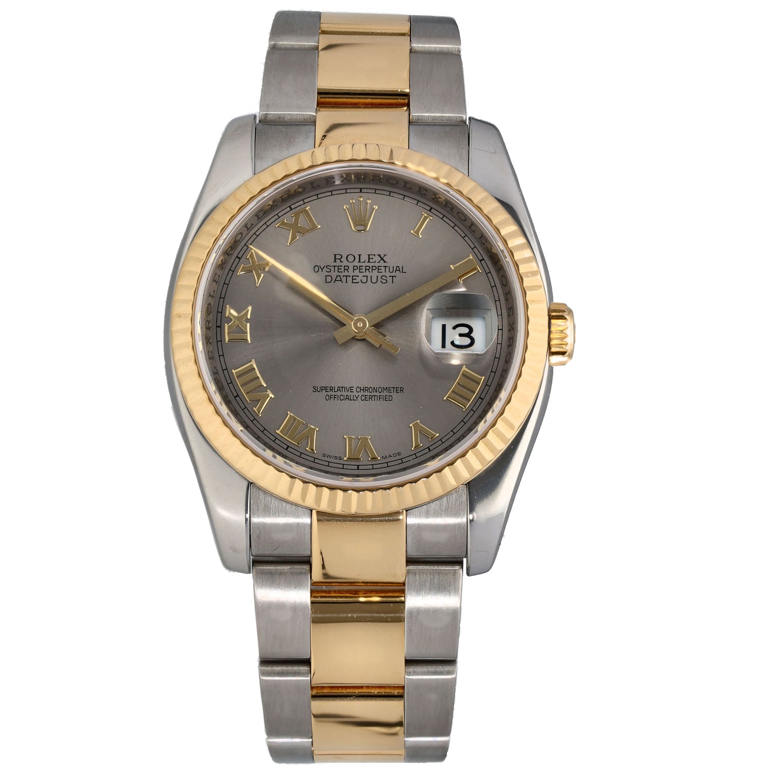 Rolex Datejust 116233 36mm Bi-Colour Watch | H&T