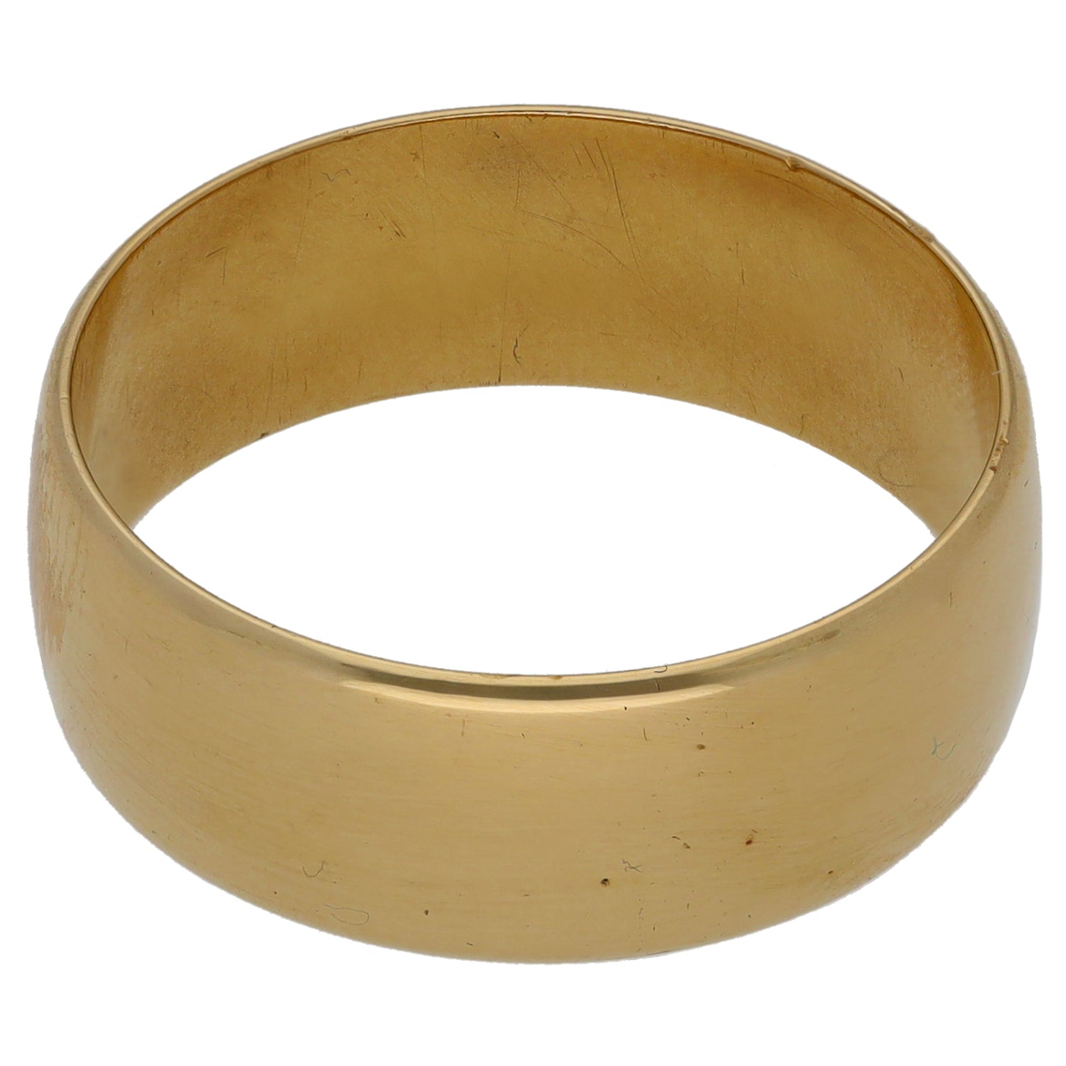 9ct Gold Plain Wedding Ring Size T | H&T