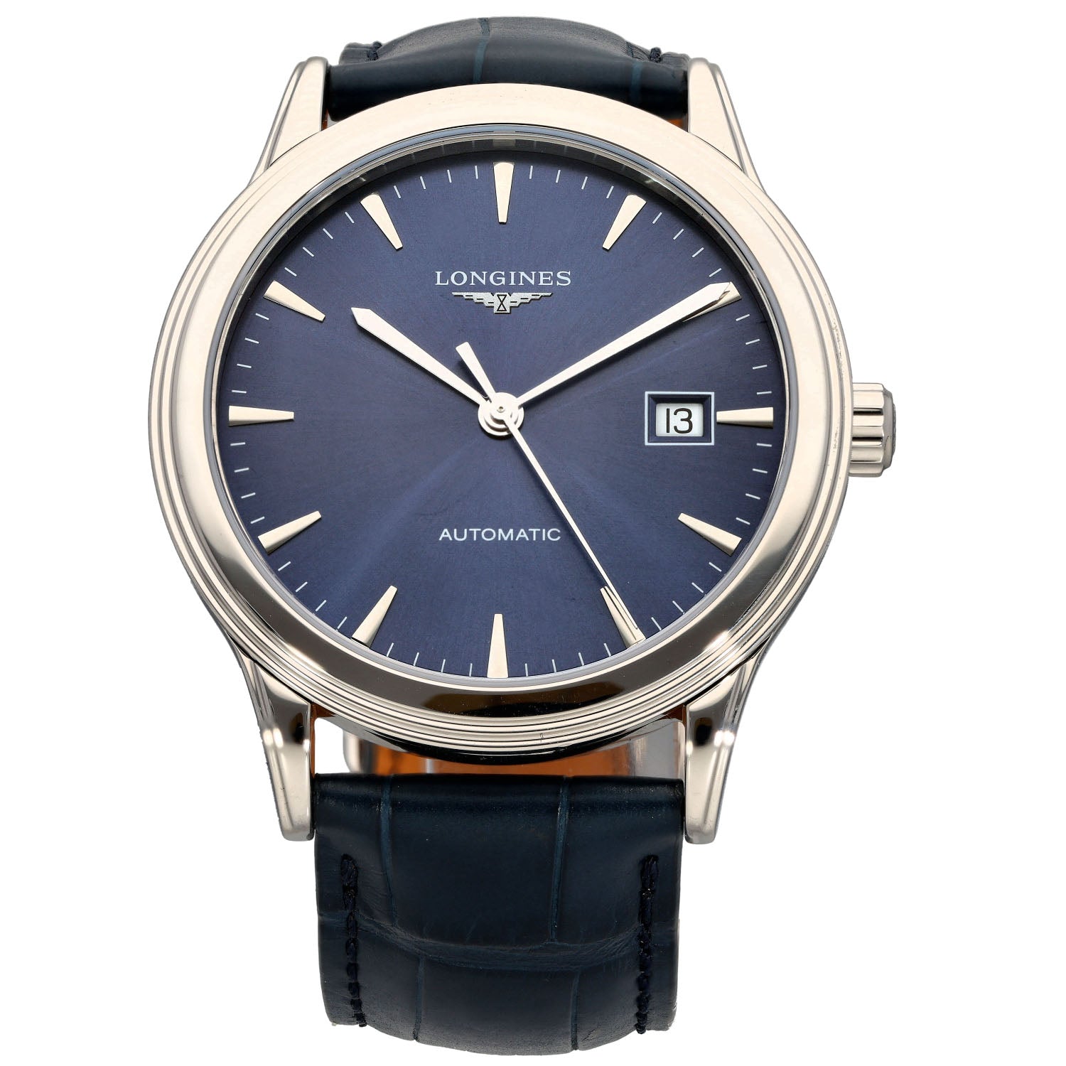 Longines Flagship L4.984.4 40mm Stainless Steel Watch | H&T