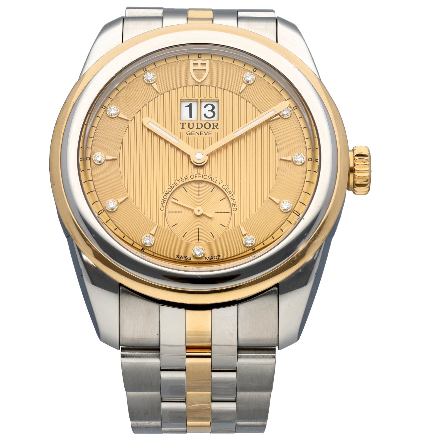 Tudor Glamour Date 57103 42mm Bi-Colour Watch | H&T