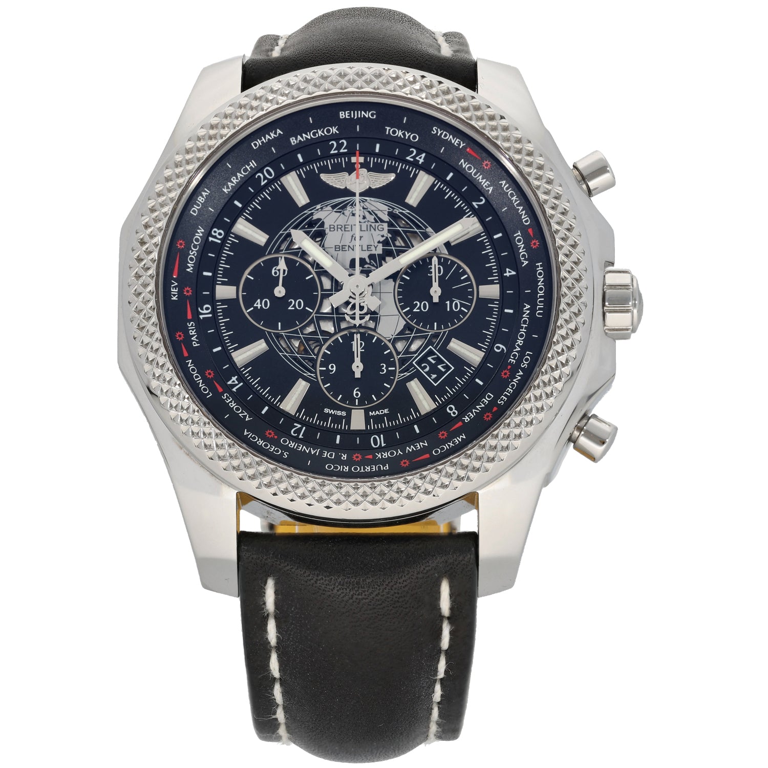 Breitling Bentley B05 Unitime AB0521 49mm Stainless Steel Watch | H&T