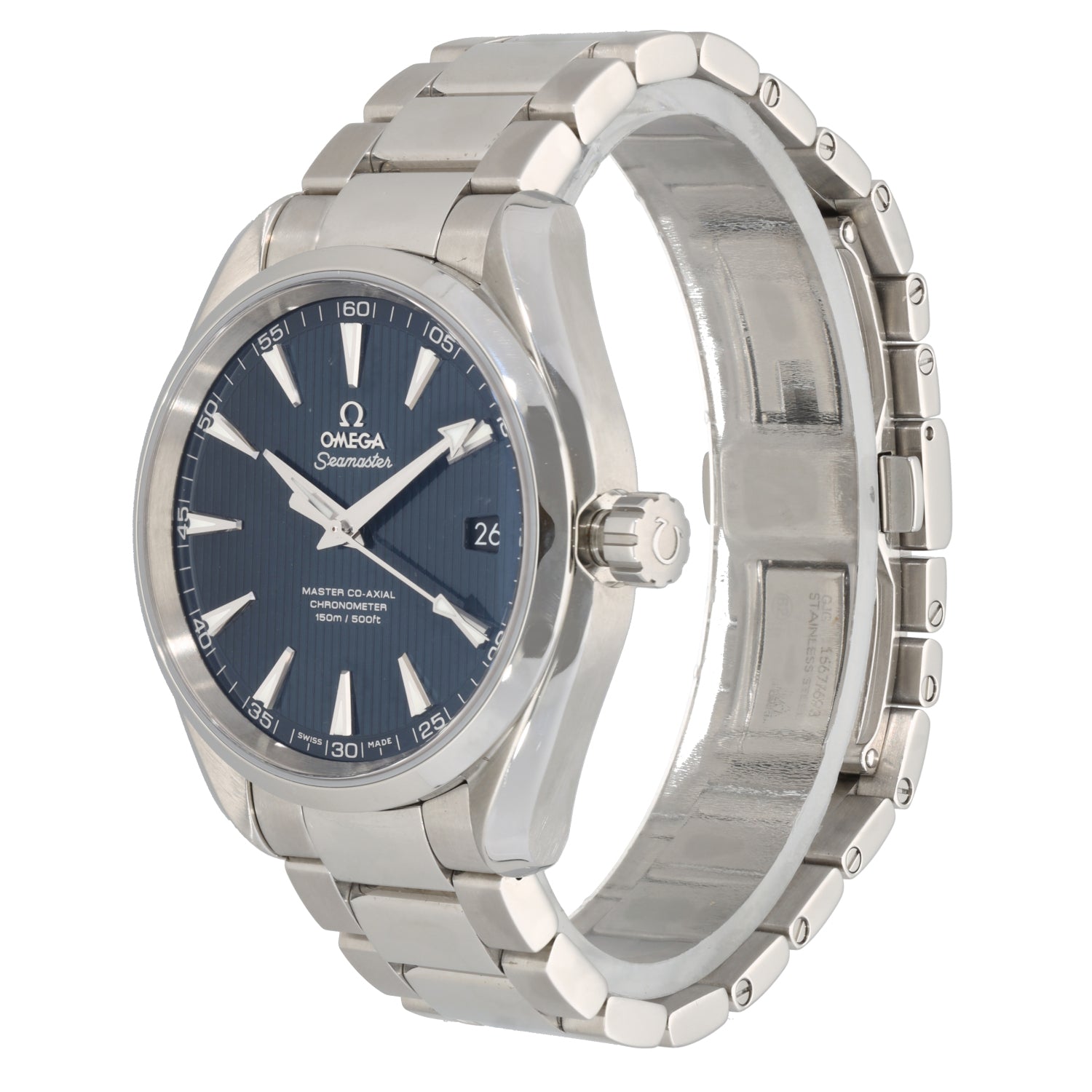 Omega Seamaster Aqua Terra 41mm Stainless Steel Watch – H&T