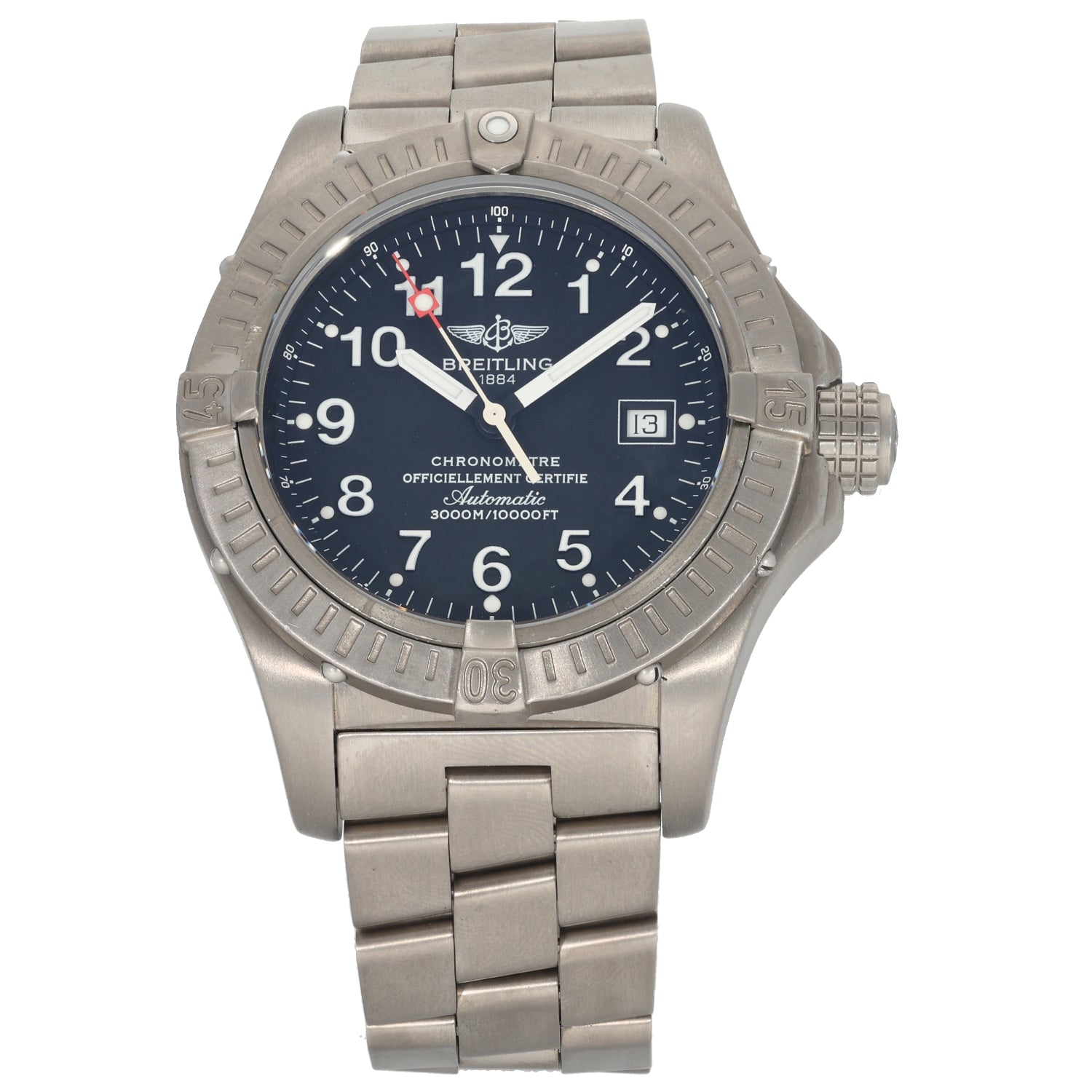 Breitling Avenger E17370 42mm Titanium Watch – H&T