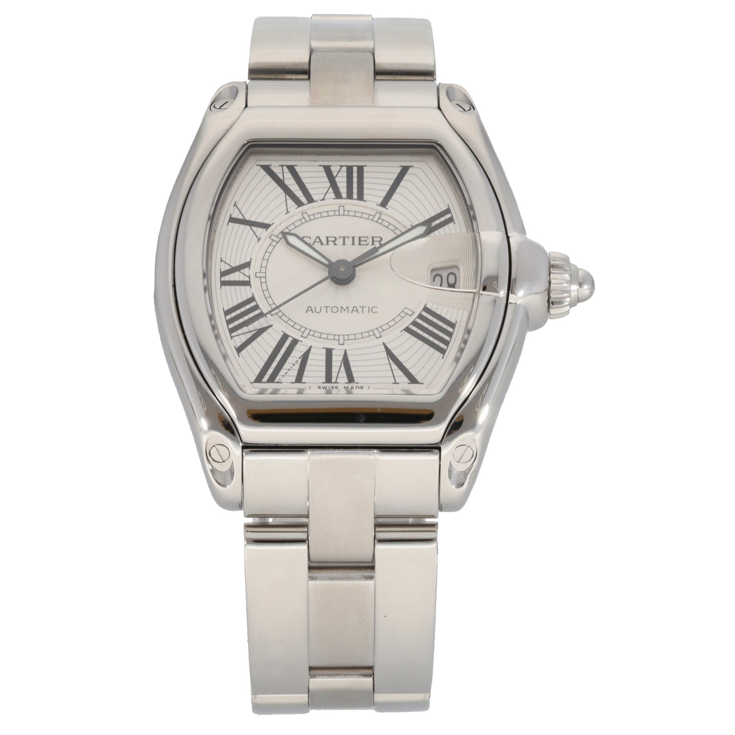 Cartier Roadster 2510 37mm Stainless Steel Watch – H&T