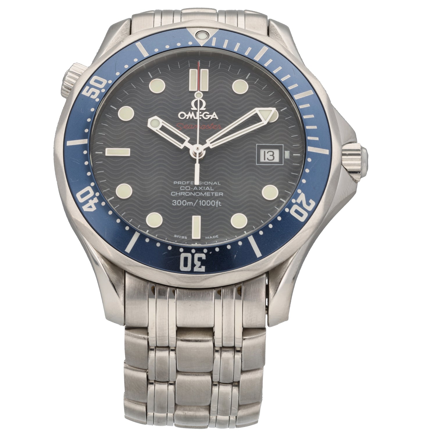 Omega Seamaster 41mm Stainless Steel Watch – H&T